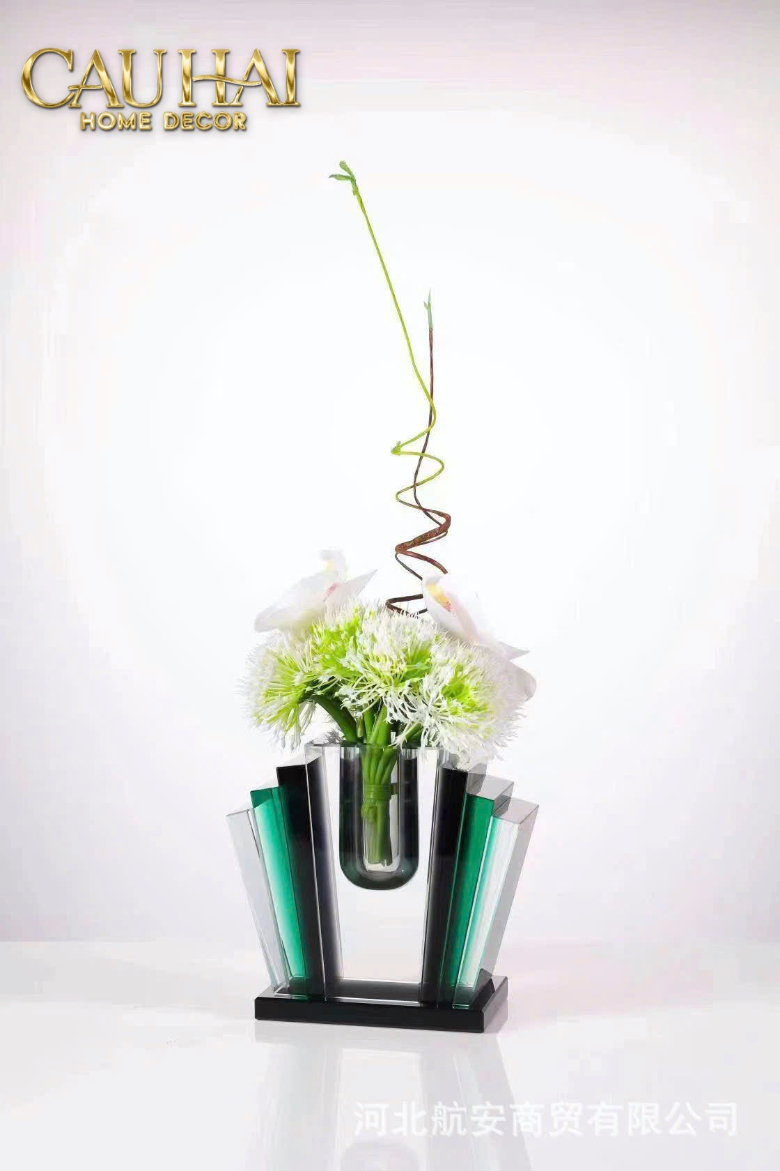 Maison Couture - Bình Hoa Pha Lê Đôi Cánh Nữ Thần Nephthys Winged Émer ...